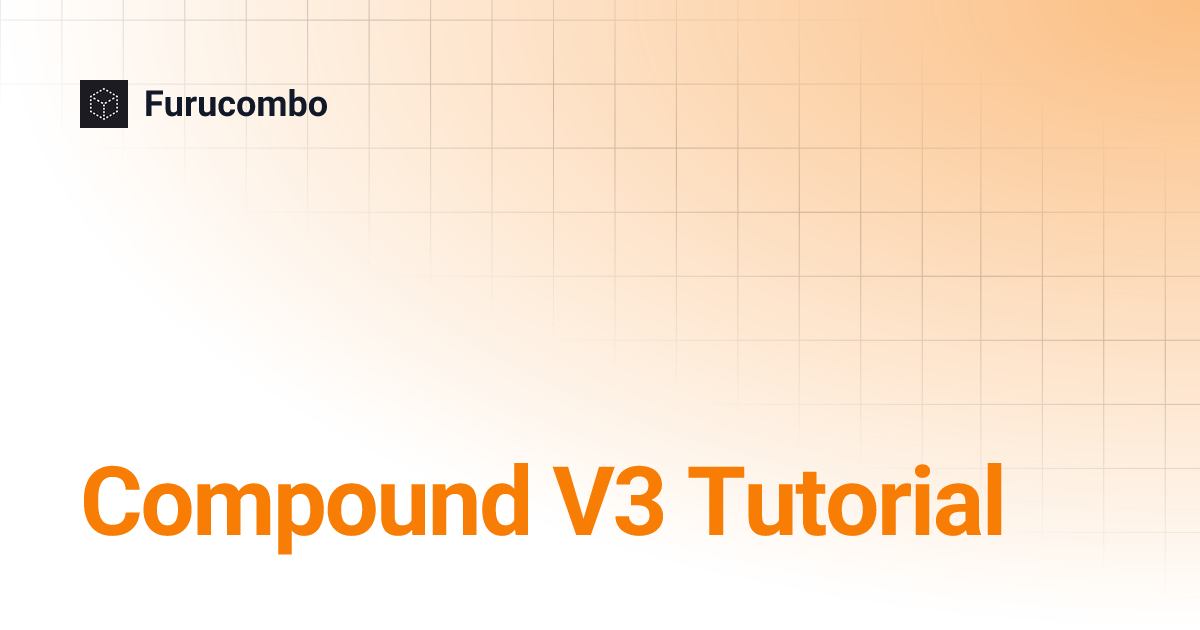 Compound V3 Tutorial | Furucombo